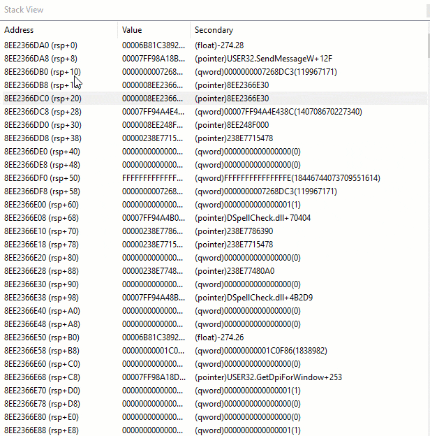 Stack View no longer switch between ESP/EBP · Issue #507 · cheat-engine/cheat-engine · GitHub