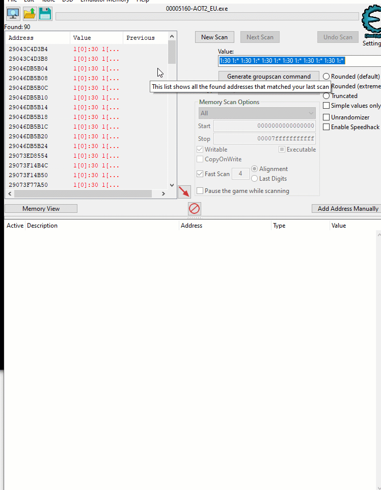 Sorting by value is literally freezing CE · Issue #787 · cheat-engine ...
