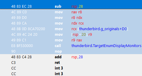 Memory viewer -> select current function detects a NOP as end · Issue ...