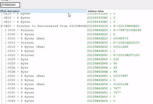 [Request] Structure Dissect - Lock values for a specific column (stop ...