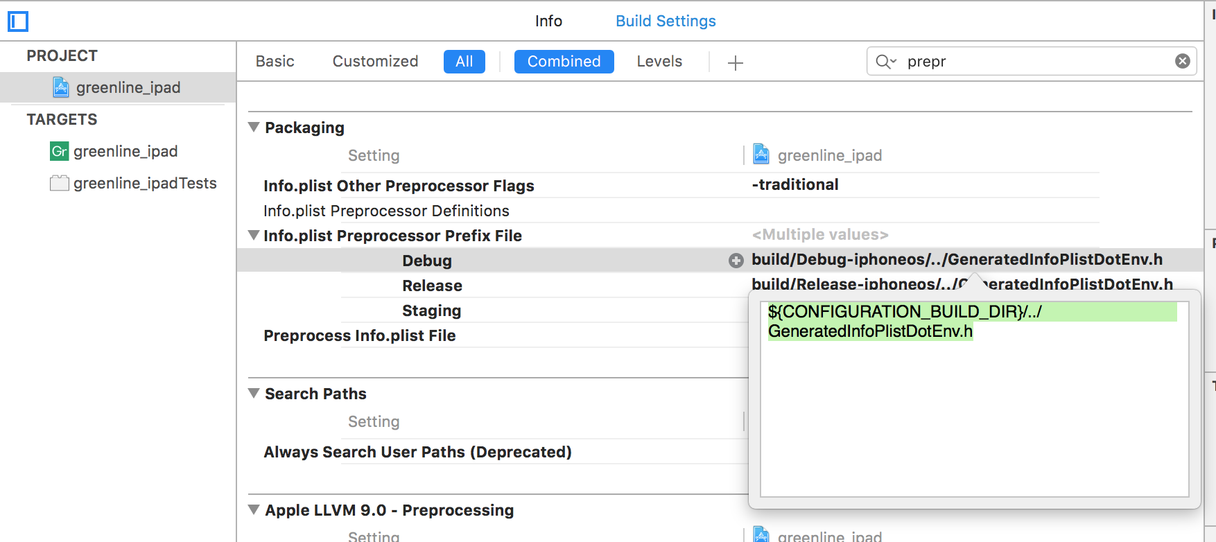 The environment variables are inaccessible in the iOS example · Issue #235 · lugg/react-native ...