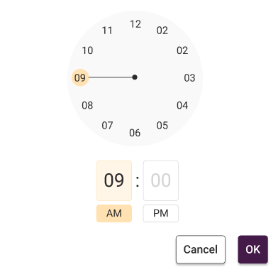 [Proposal] Customize TimePickerDialog's button styles · Issue #94927 · flutter/flutter · GitHub