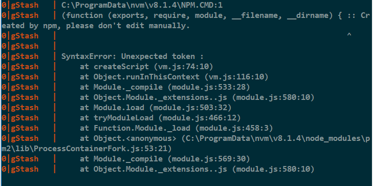 Cannot start apps via node scripts (process file) on windows · Issue #3034 · Unitech/pm2 · GitHub