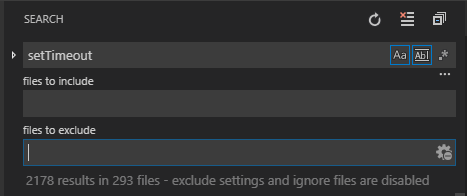 search.exclude ignore when using a workspace · Issue #62632 · microsoft ...