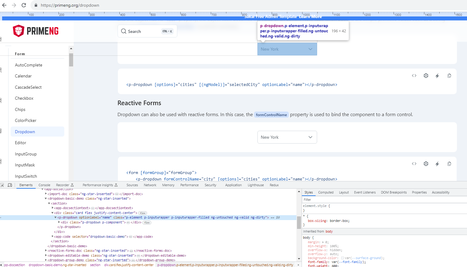 Taking a screenshot of a PDropdown does not work as expected · Issue #13602 · primefaces/primeng ...