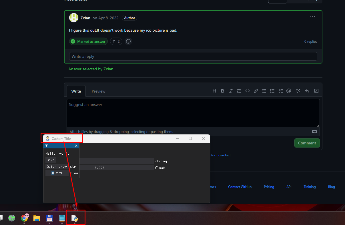 How to set icons for viewport · hoffstadt DearPyGui · Discussion #1688 ...