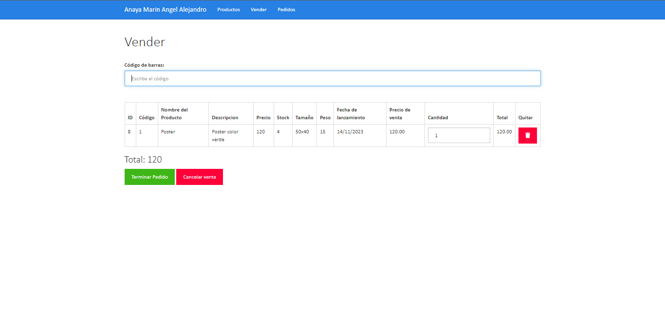 GitHub - AnayaMarinAngelAlejandro/UIII-Act-4-CRUD-relacional-varias-tablas-main: Tabla Productos ...