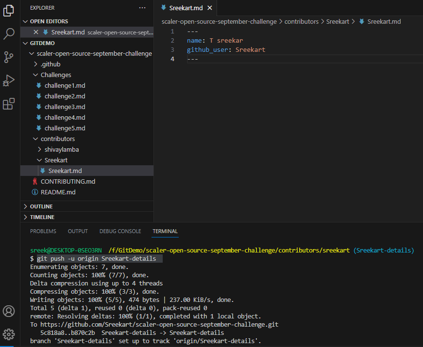 Challenge#1: Sree · Issue #420 · scaleracademy/scaler-open-source-september-challenge · GitHub