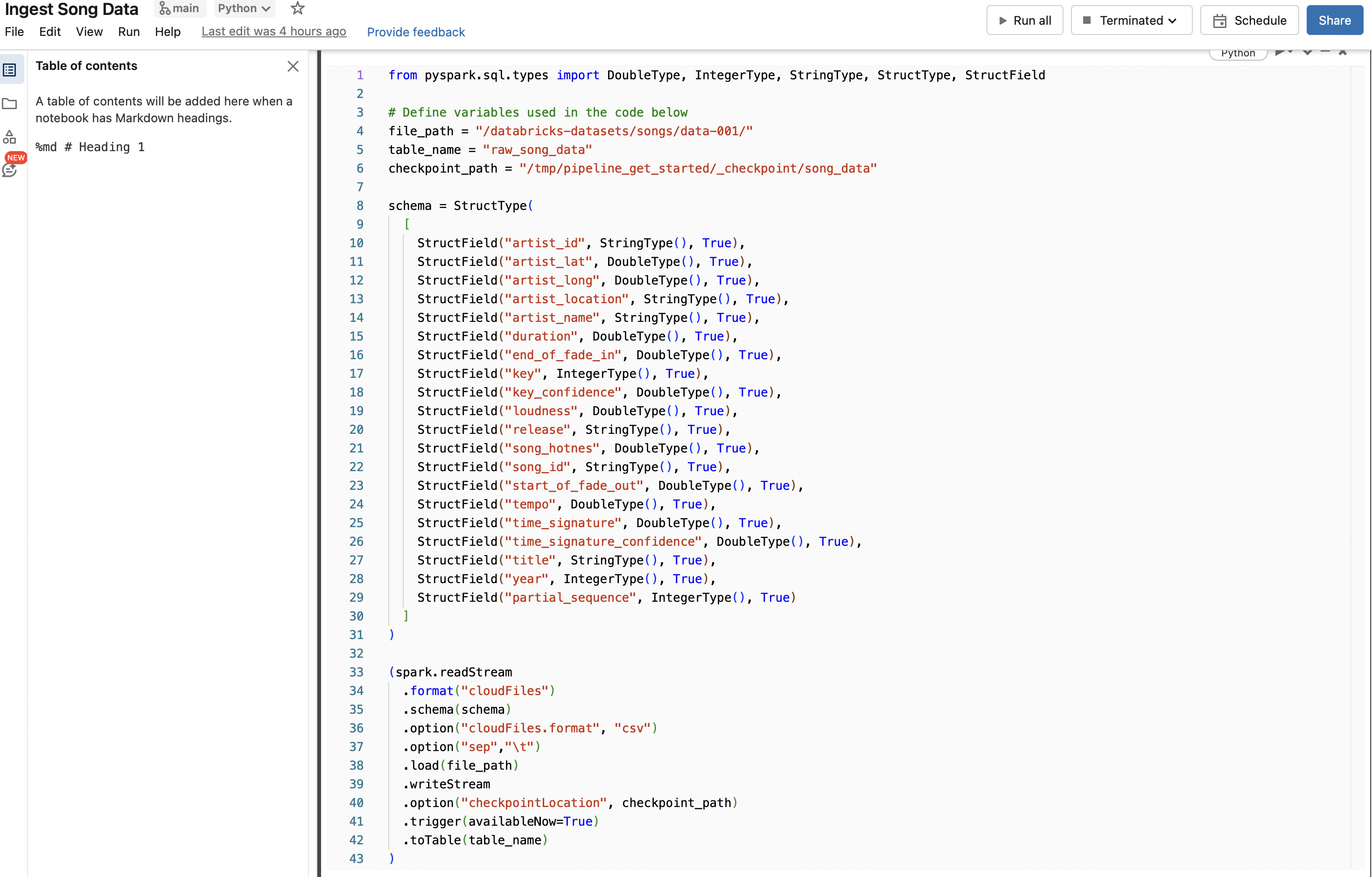 GitHub - nogibjj/aad64_Databricks_Pipeline