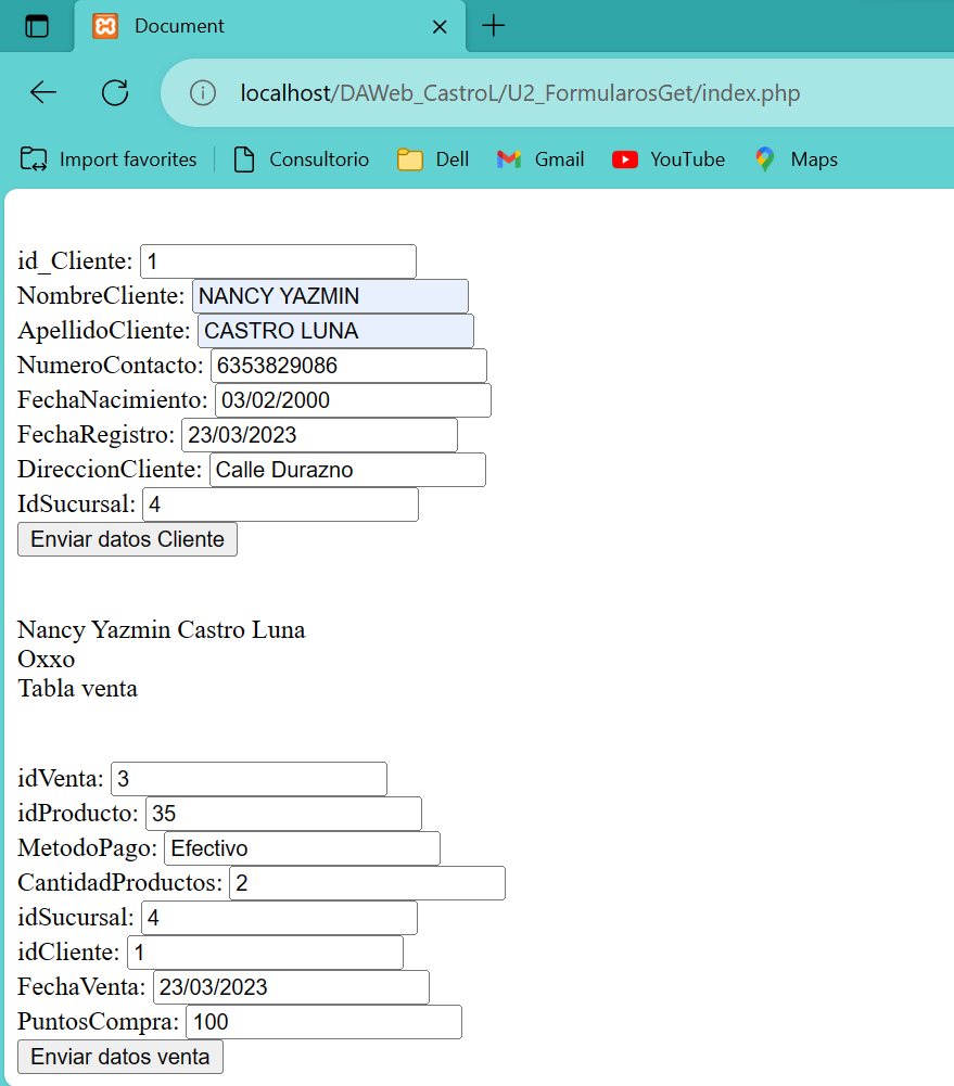 U2_FormularosGet Actividad6 · GitHub