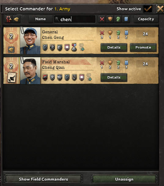 CHI/GXC - Chen Mingshu doesnt appear as a general or advisor for the LKMT if you pick him as ...