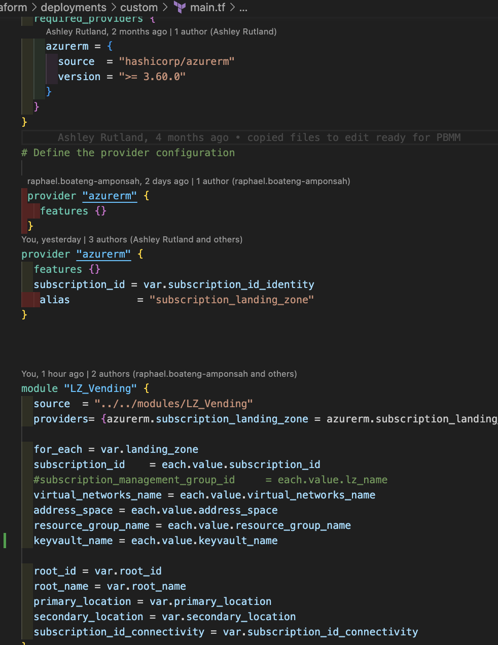feat: A possible way to deploy key vault, route tables etc and accompanying resources to ...