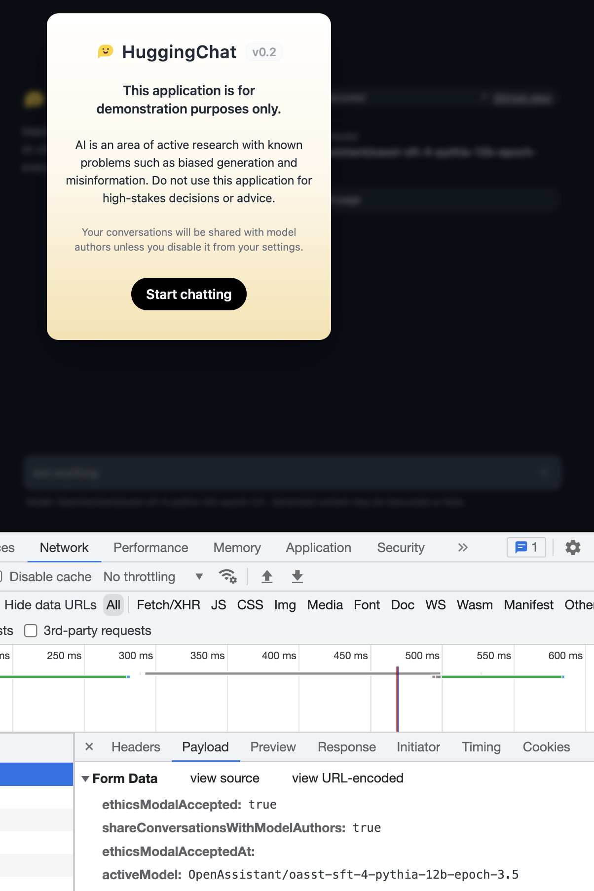 Users can't get passed "Start Chatting" modal - ethicsModelAcceptedAt not getting set? · Issue ...