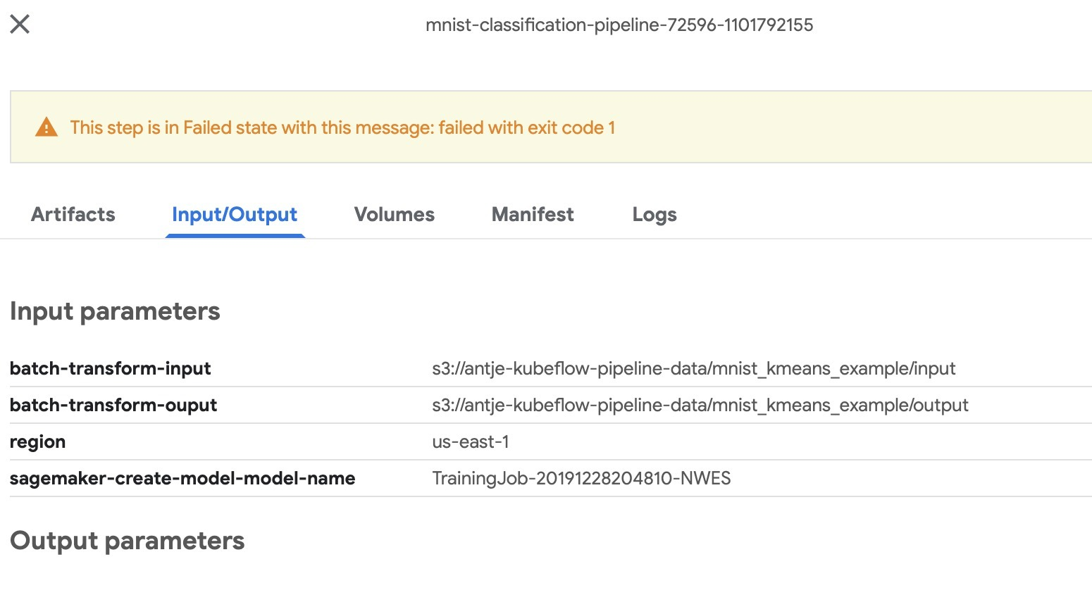 SageMaker + Kubeflow Pipeline Batch Transformation Failure · Issue #630 · aws-samples/eks ...
