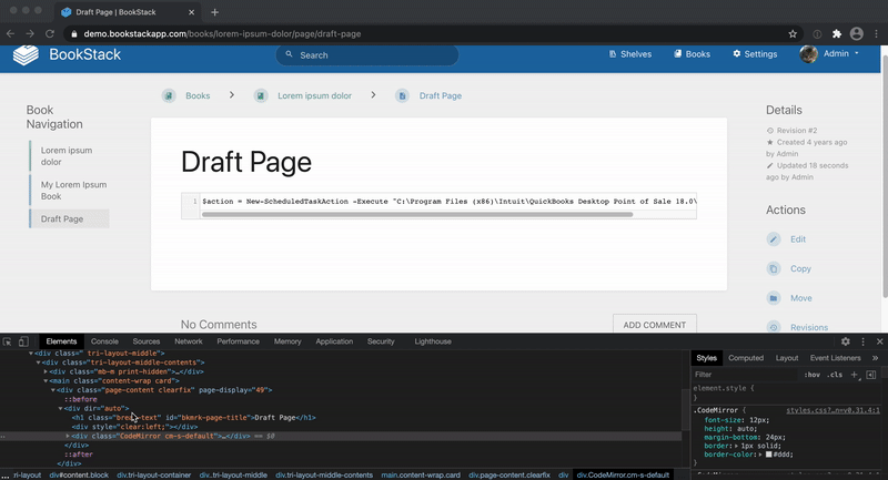 Entire page scrolls horizontally in Firefox with long horizontal code blocks · Issue #1767 ...