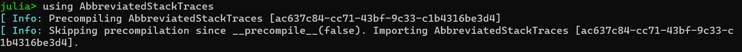 Avoid repeatedly warning about skipped precompilation for packages with `__precompile__(false ...