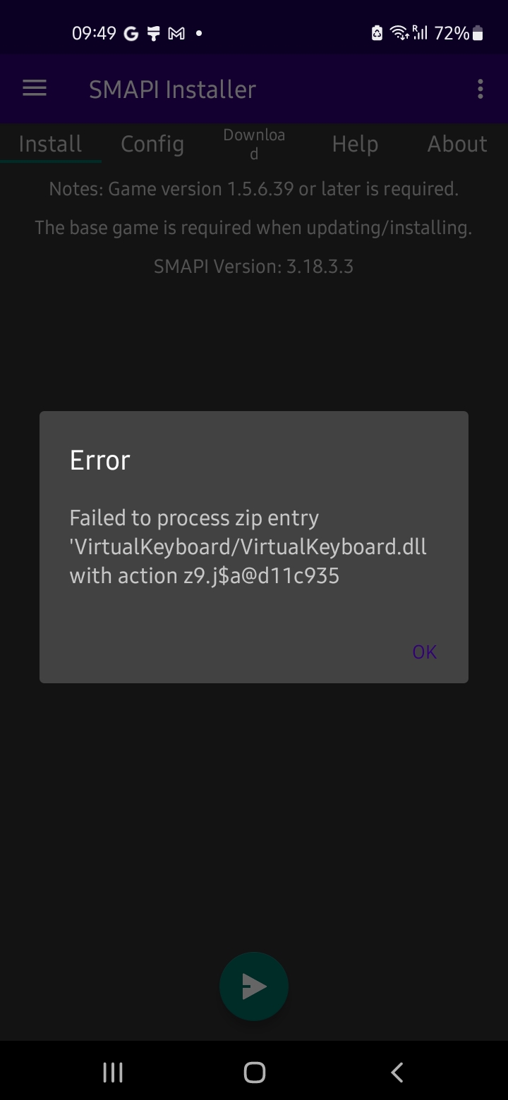 Instructions for installing the alpha build · Issue #301 · ZaneYork/SMAPI-Android-Installer · GitHub