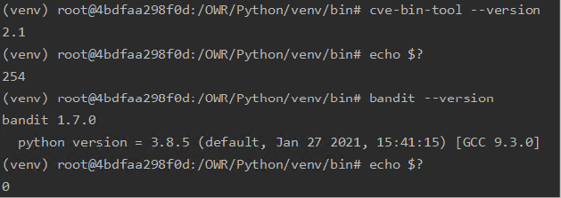 Incorrect exit codes in normal operation · Issue #1135 · intel/cve-bin-tool · GitHub