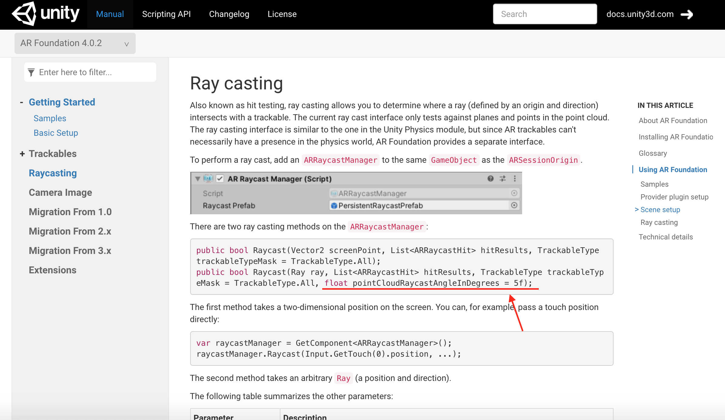 Can't place an object in front of user (ARRaycastManager problem) · Issue #560 · Unity ...