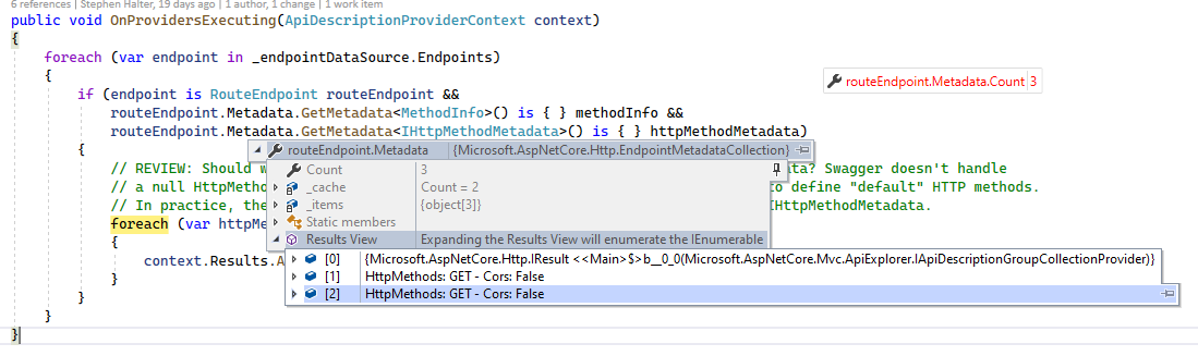 RouteEndpoint metadata from convention builders are duplicated · Issue #34199 · dotnet ...