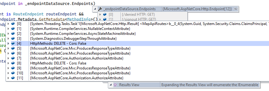 RouteEndpoint metadata from convention builders are duplicated · Issue #34199 · dotnet ...