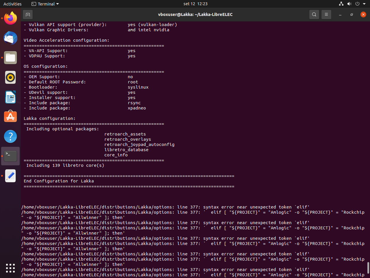 Compiling errors (AGAIN!) · Issue #1877 · libretro/Lakka-LibreELEC · GitHub