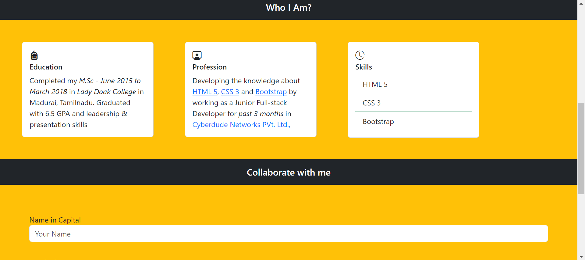 GitHub - Jeya-rosini/bootstrap-portfolio: The portfolio was created ...