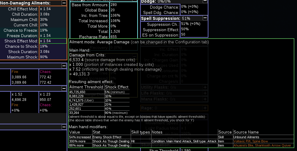 Ahuana's Bite (new quiver from TotA) doesn't show increase damage for ...