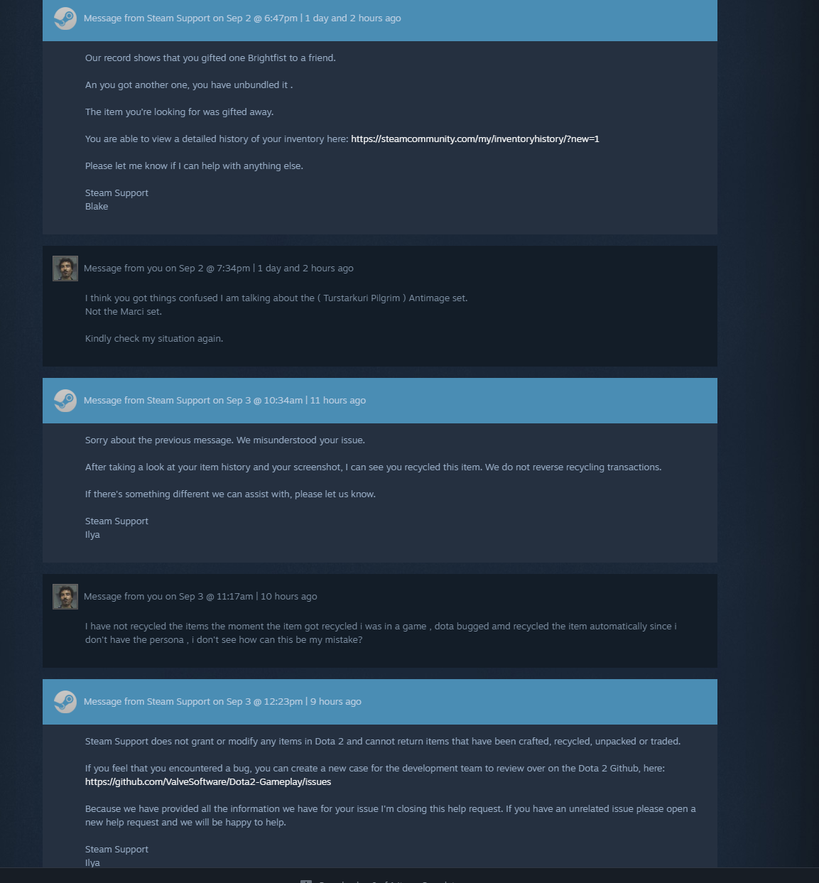 Anti-Mage Collector's cache Persona Auto recycles · Issue #11486 ...