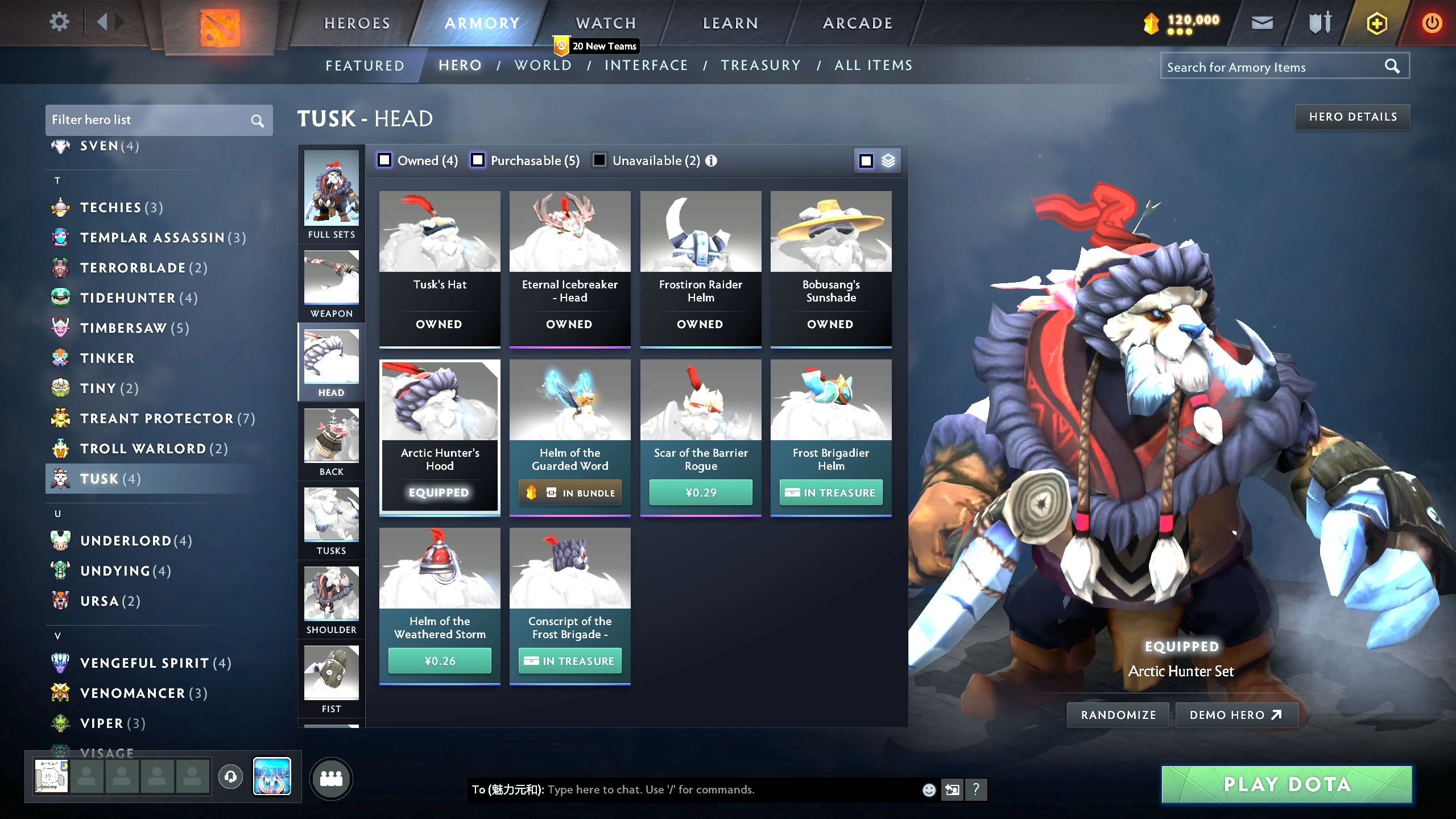 Full sets can't be recognized in the Armory · Issue #12282 · ValveSoftware/Dota2-Gameplay · GitHub