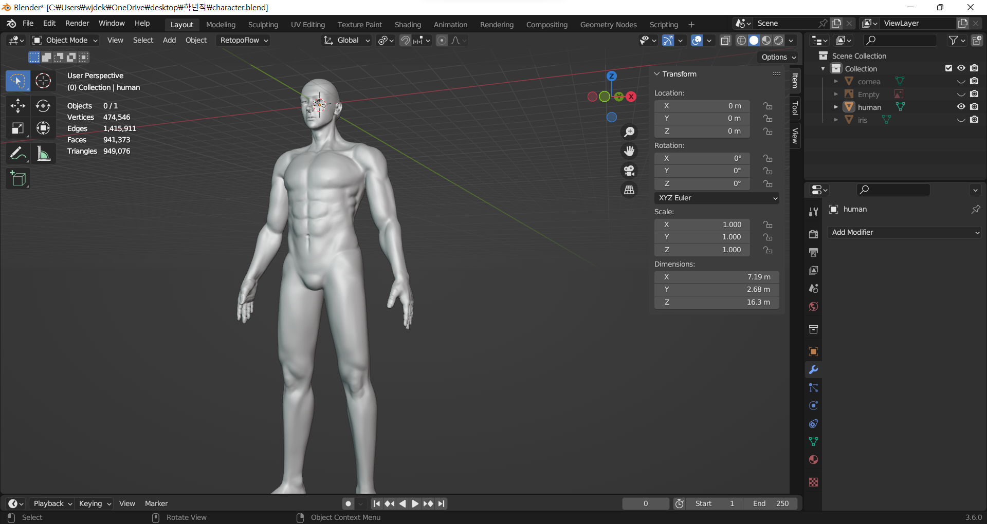 [QUESTION] or [BUG] starting retopoflow, mesh turns strange · Issue #1260 · CGCookie/retopoflow ...