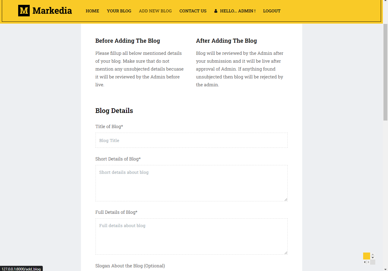 GitHub - Pratikginoya/blog-system-project-using-Laravel