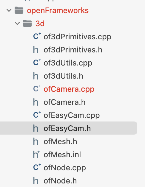 Xcode sidebar OF reference/group is relative to ../../.. wherever the project is PG-created ...