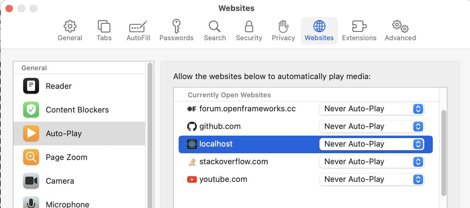 Emscripten Video Doesnt Play In Safari If Autoplay Is Enabled · Issue 7626 · Openframeworks