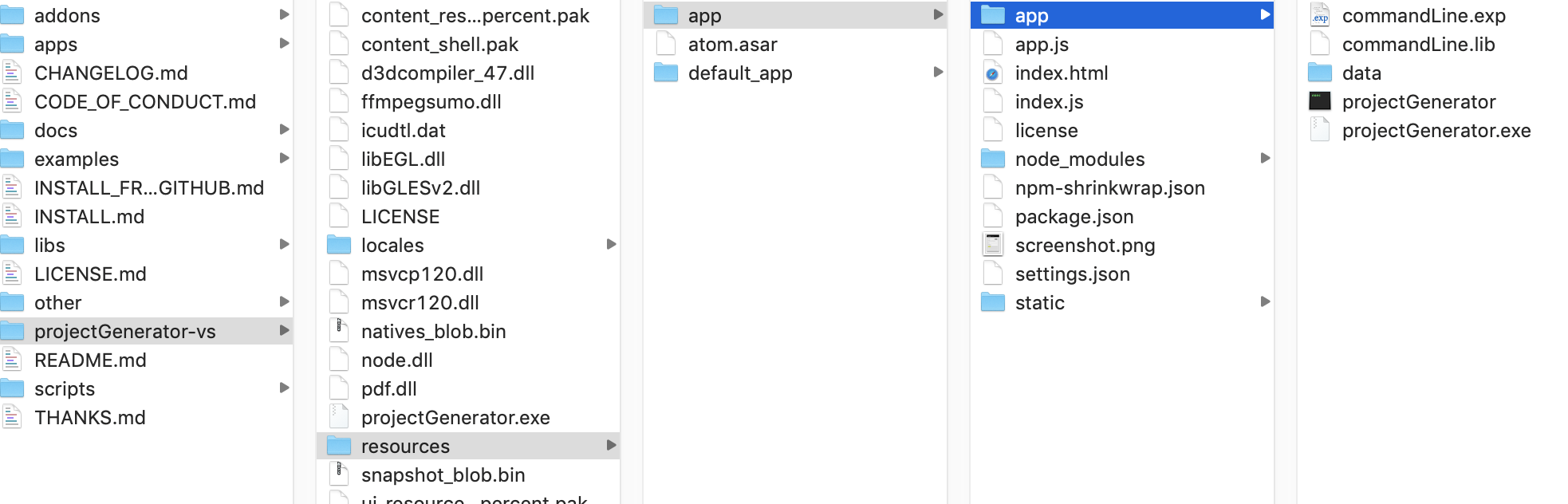 projectGenerator binary distributed with linux (and vs) is a MACH-O binary. · Issue #209 ...