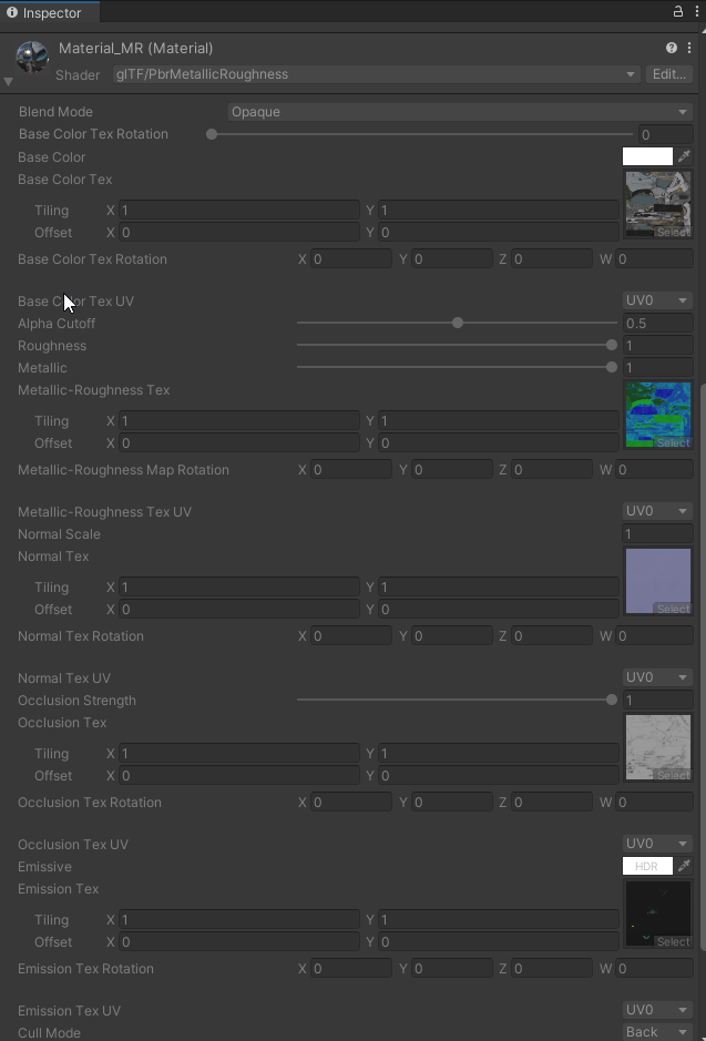 glTFPbrMetallicRoughness material is not exporting correctly. · Issue #640 · atteneder/glTFast ...