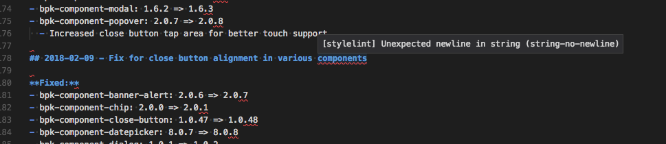 Stylelint is reporting issue in markdown files · Issue #45988 · microsoft/vscode · GitHub