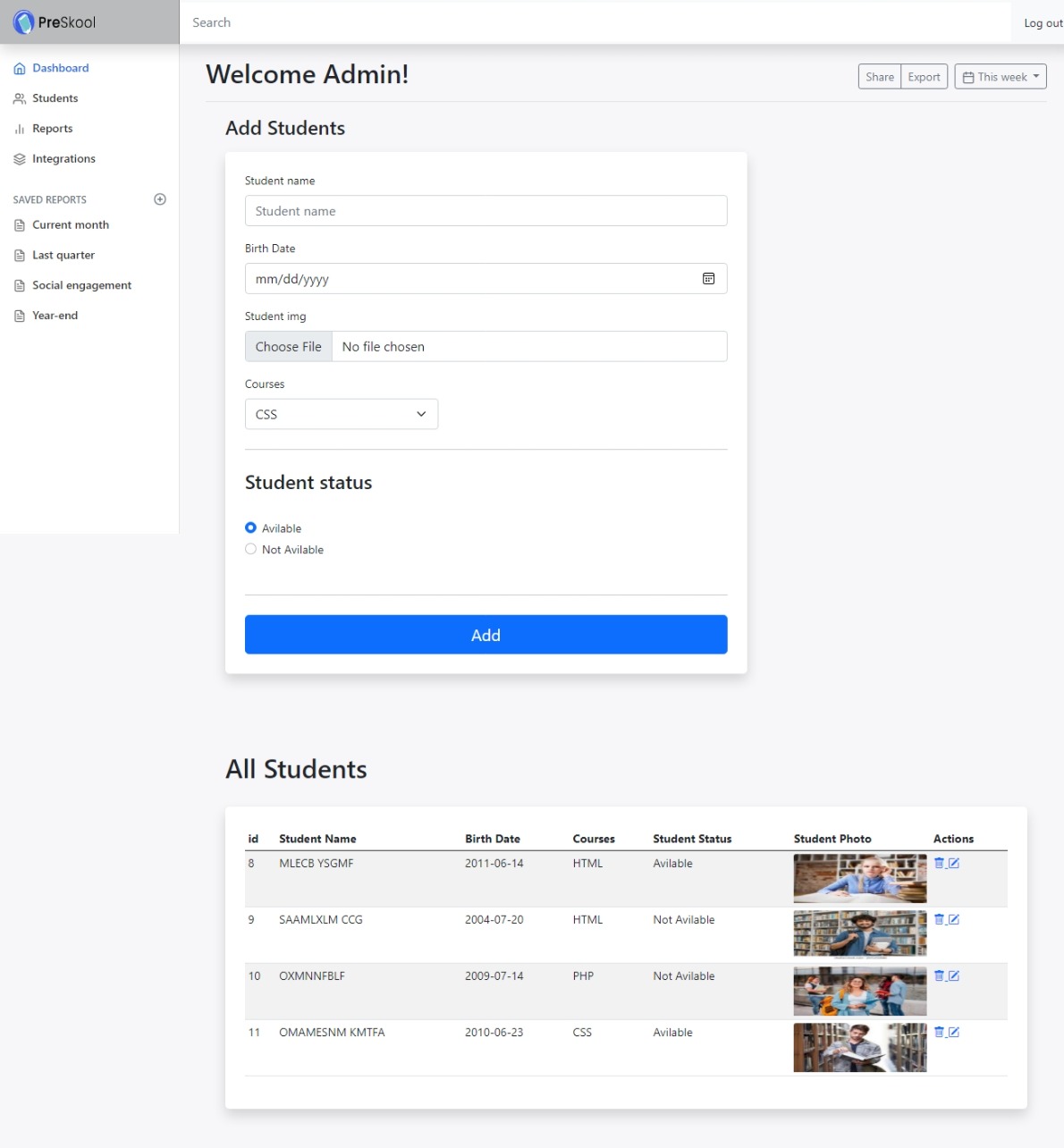 GitHub - KarimanOmar/Native-PHP-Students-management