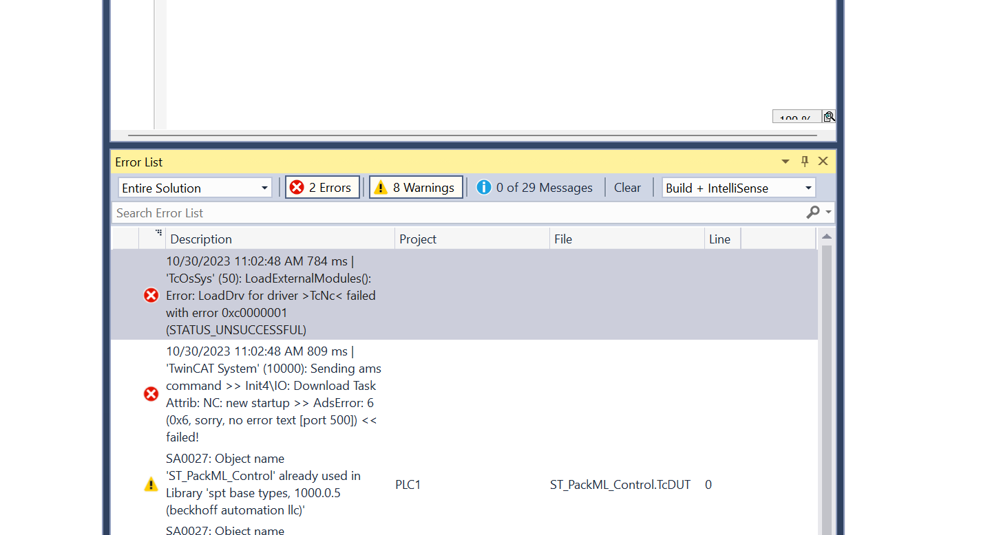 AdsError: 6 (0X6, sorry, no error text [port 500]) · Issue #6 ...