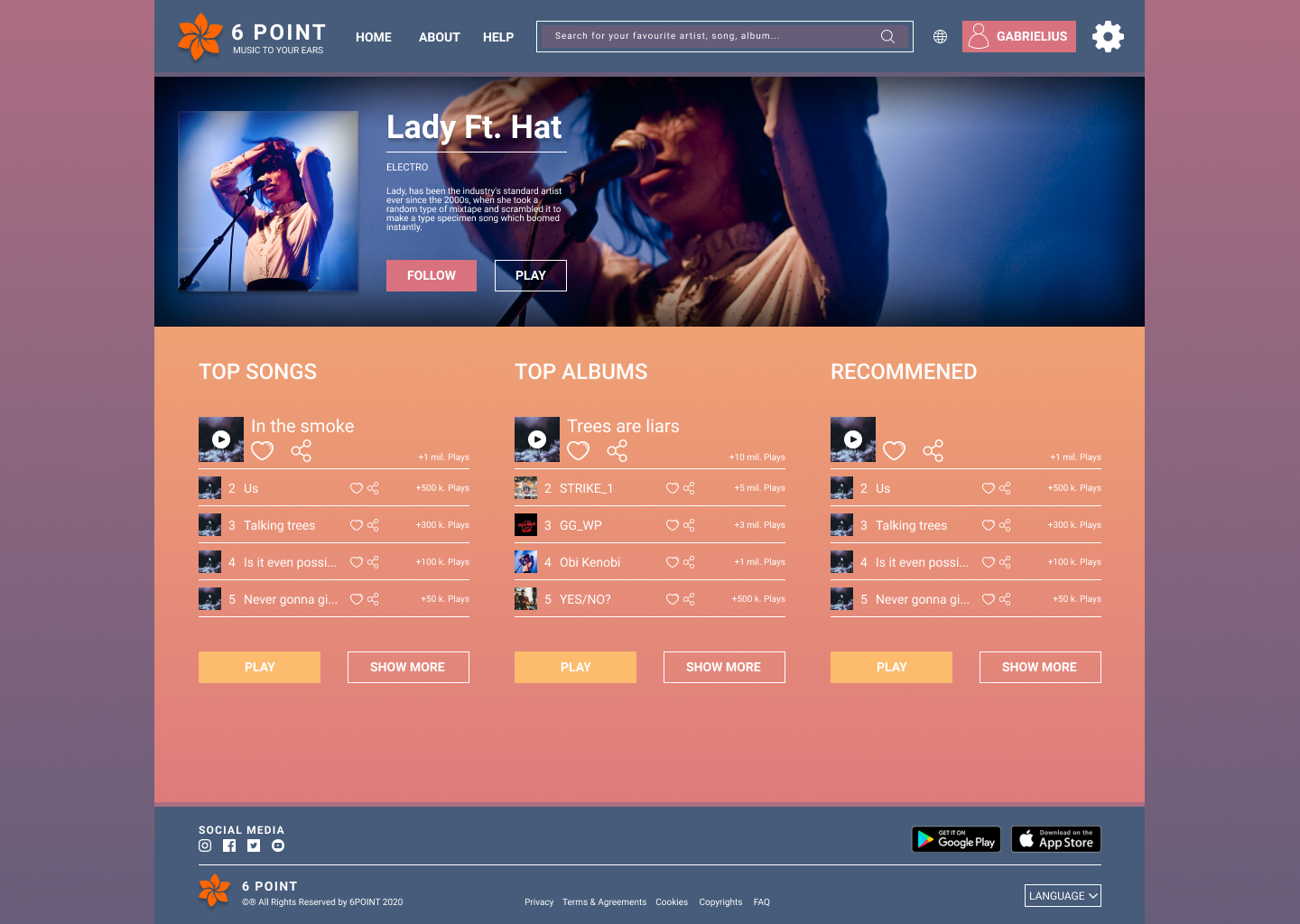 GitHub - gabrieliusjan/music-app-figma: Desktop/Mobile app - UX/UI ...