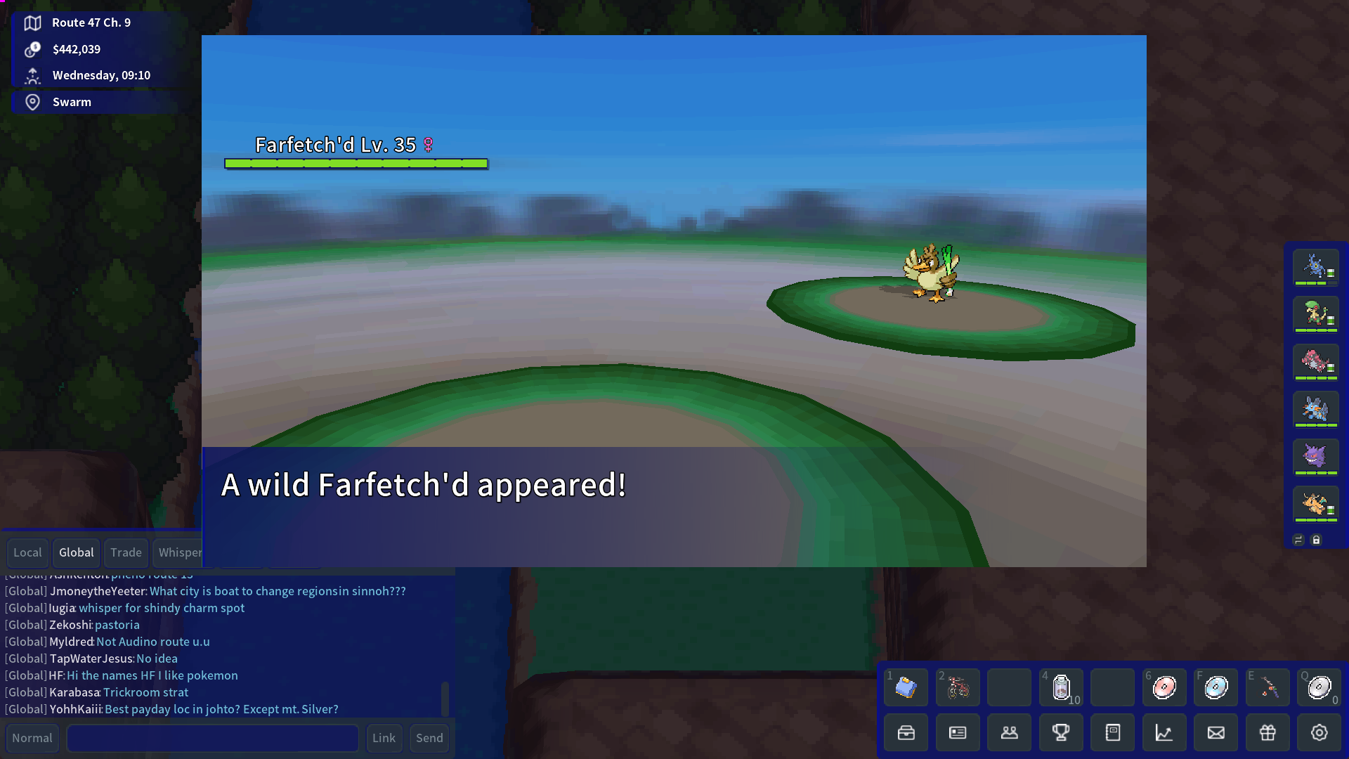 Farfetch'd encounter adding to count but continuously displaying error message · Issue #20 ...