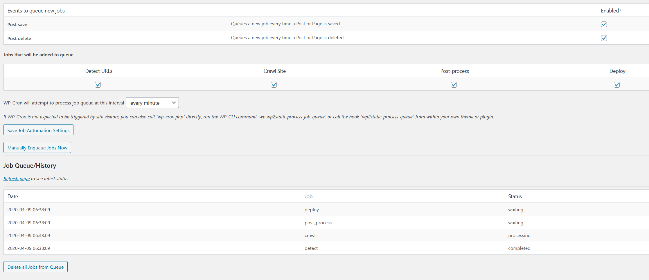 How do I get it to actually process using 7.0 alpha? · Issue #525 · elementor/wp2static · GitHub