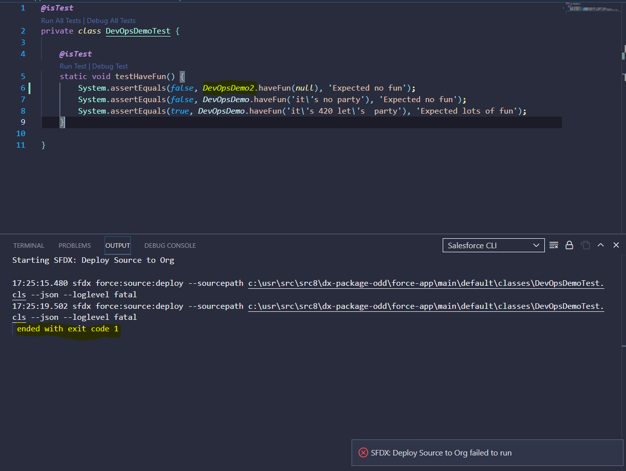 Deployment errors are not shown after updating sfdx to version 7.112 · Issue #3489 · forcedotcom ...