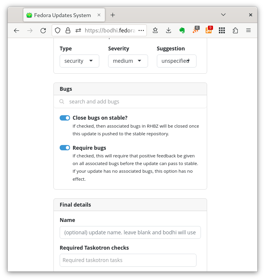 Bugs Are Removed Upon Edit · Issue 5233 · Fedora Infrabodhi · Github