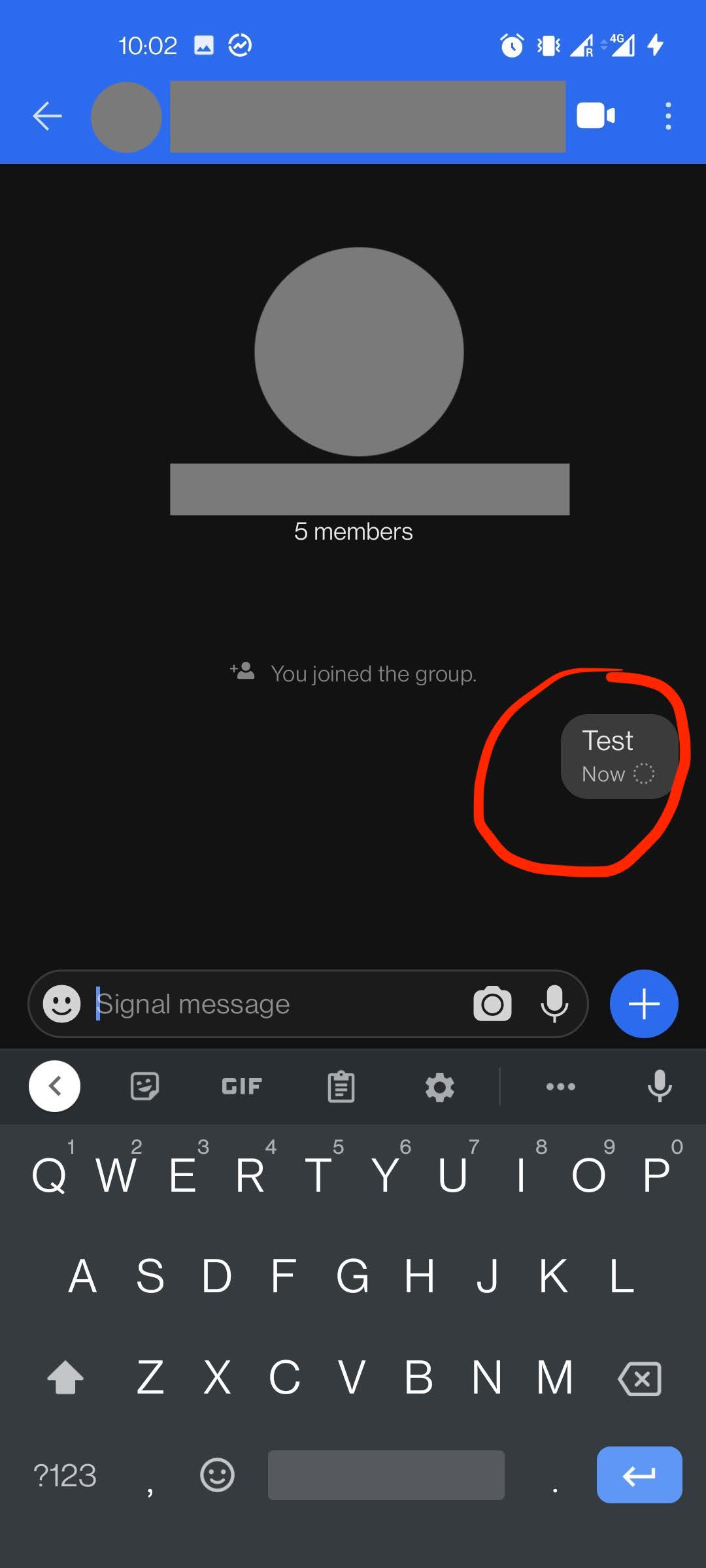[Android] [5.7.3.1] Cannot Connect to Signal Servers (SignalServiceMessageSender Failure ...