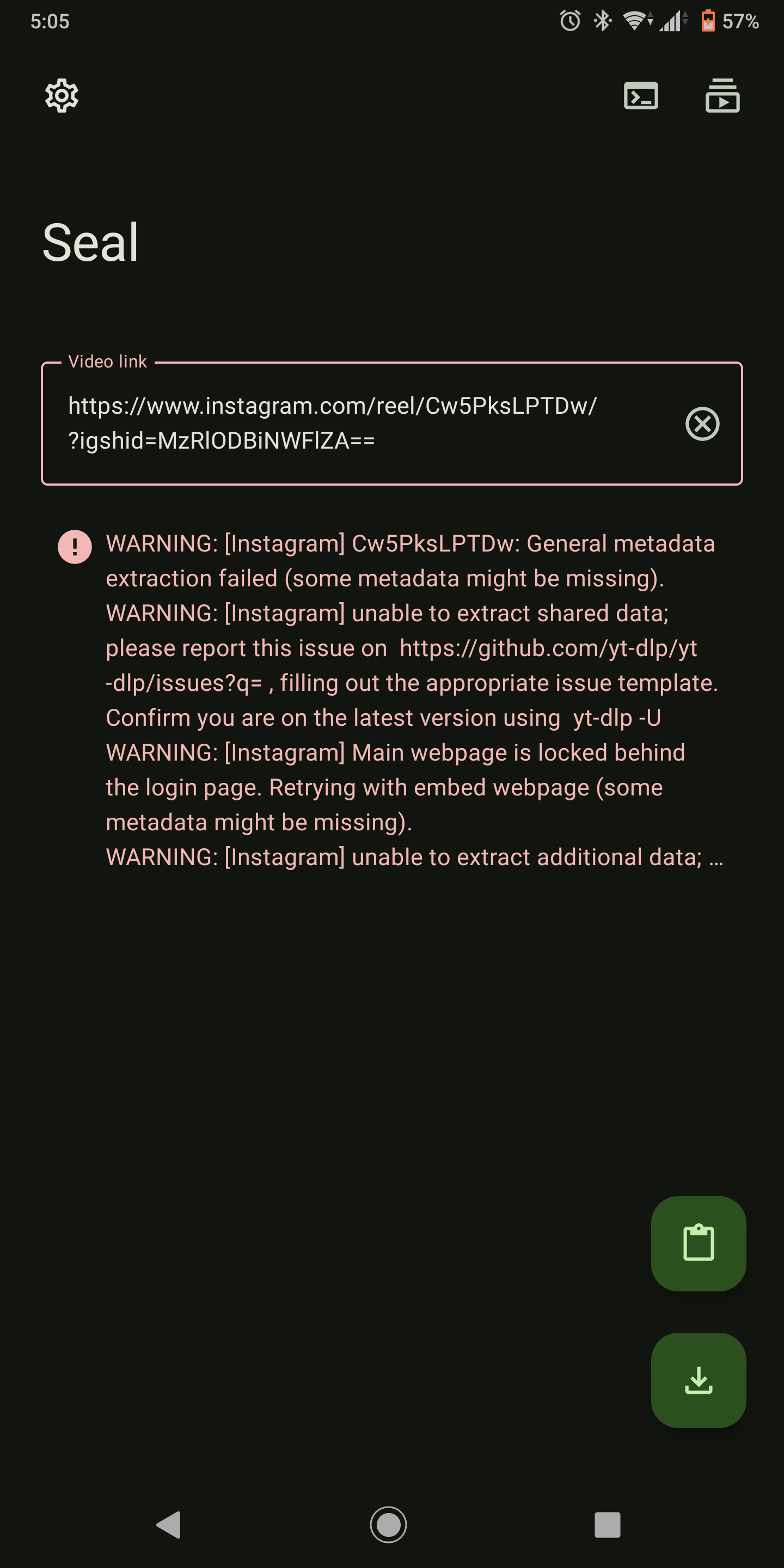 Instagram video and Facebook video · Issue #1100 · JunkFood02/Seal · GitHub
