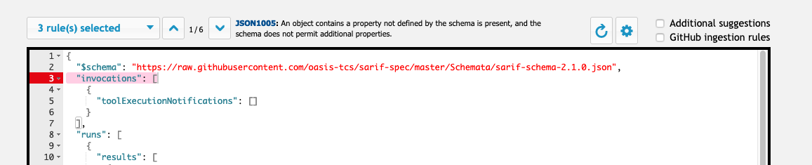 Invalid SARIF: invocation should be a child of run · Issue #2867 · semgrep/semgrep · GitHub