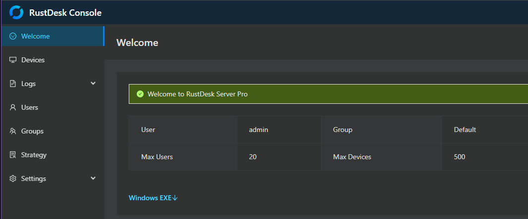 [FEATURE] DarkMode · Issue #141 · rustdesk/rustdesk-server-pro · GitHub