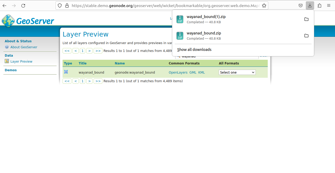 The layer in GeoNode with view permissions can be downloaded through GeoServer." · Issue #11516 ...