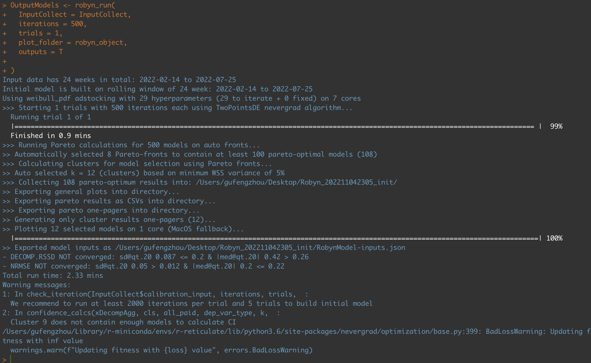 Error when running robyn_outputs · Issue #512 · facebookexperimental/Robyn · GitHub